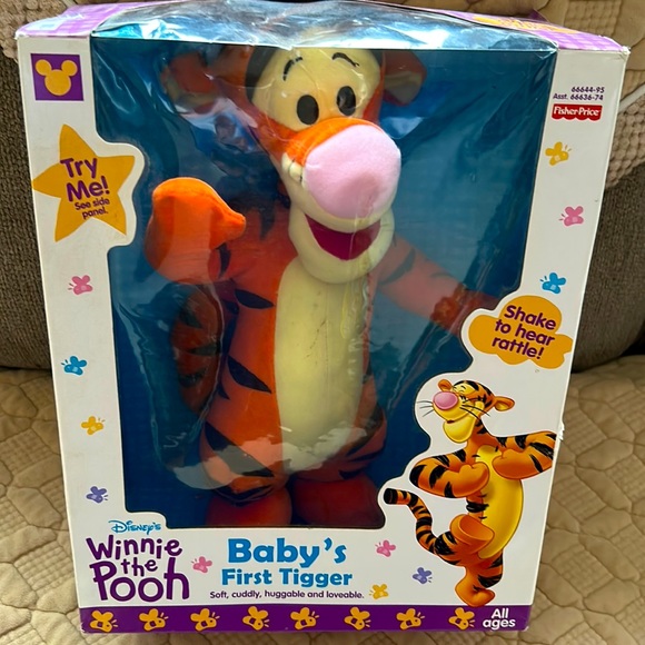 Disney | Toys | Tigger Disney Stuffed Animal Babys First Tigger | Poshmark